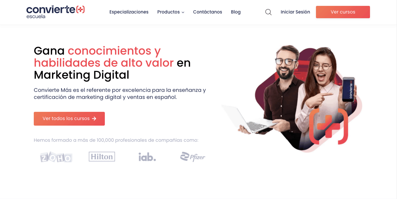 Convierte Más - Convierte Más - Escuela Online de Marketing Digital