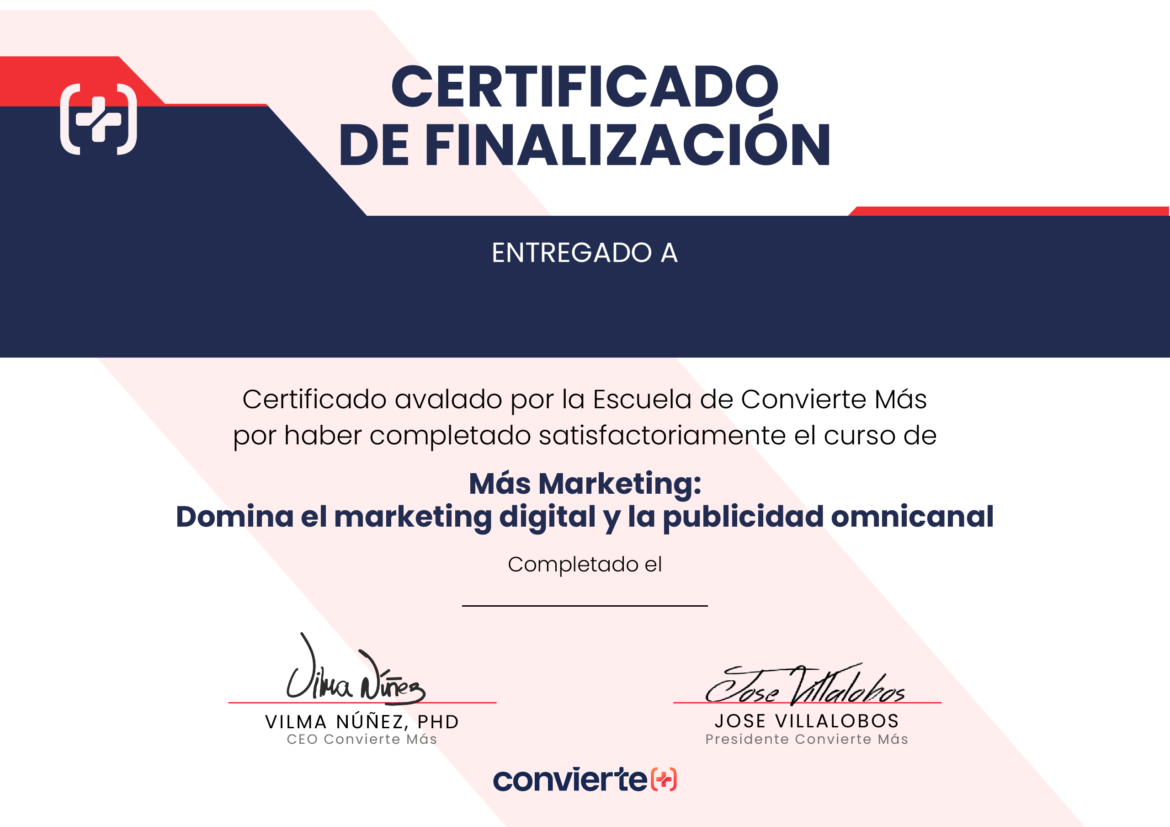 Más Marketing: Domina el marketing digital y la publicidad omnicanal ...